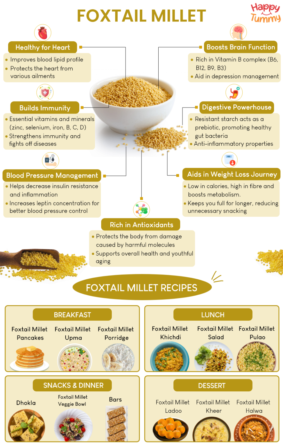 Foxtail Millet(Kangni): Benefits, Nutrition, Uses and Side Effects ...