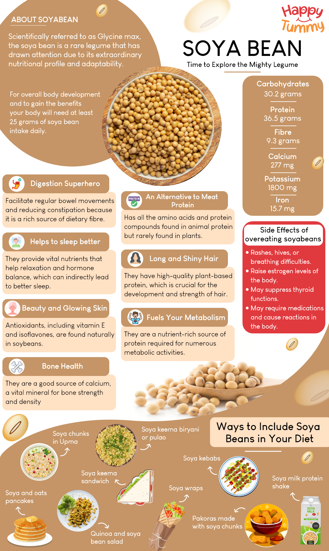 Soya Bean Nutrition Secrets: Protein-Packed Superfood - Happytummy