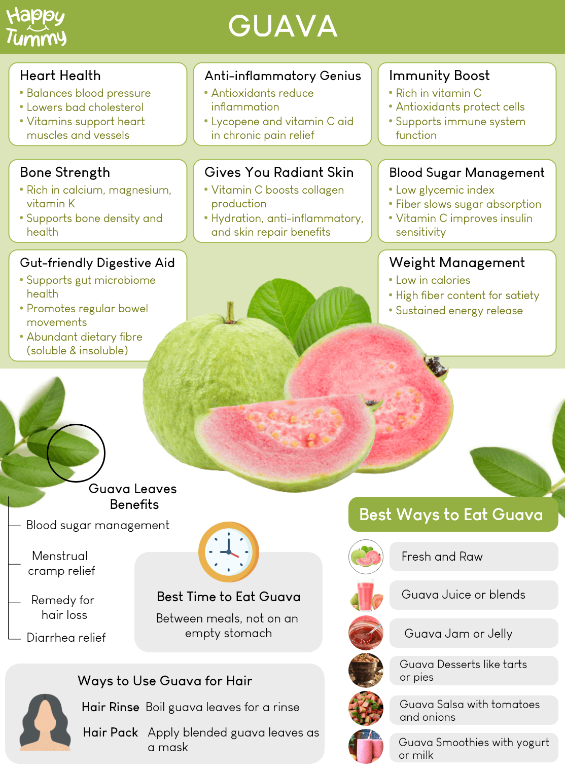 8 Unbelievable Health Benefits of Guava Revealed! - Happytummy