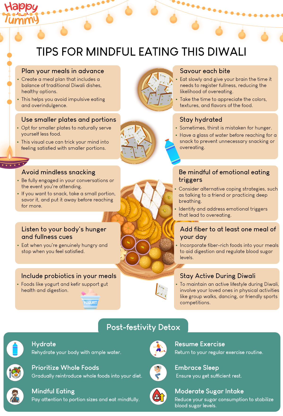 Balancing Diwali Indulgence: Tips for Mindful Eating - Happytummy