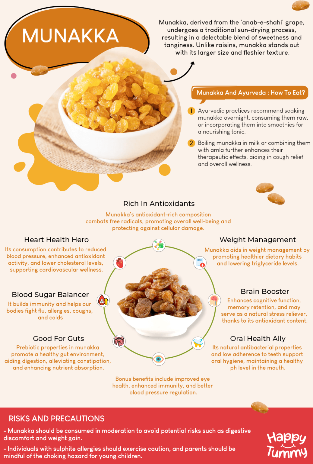 Munakka: Benefits, Precautions and How to eat ? - Happytummy