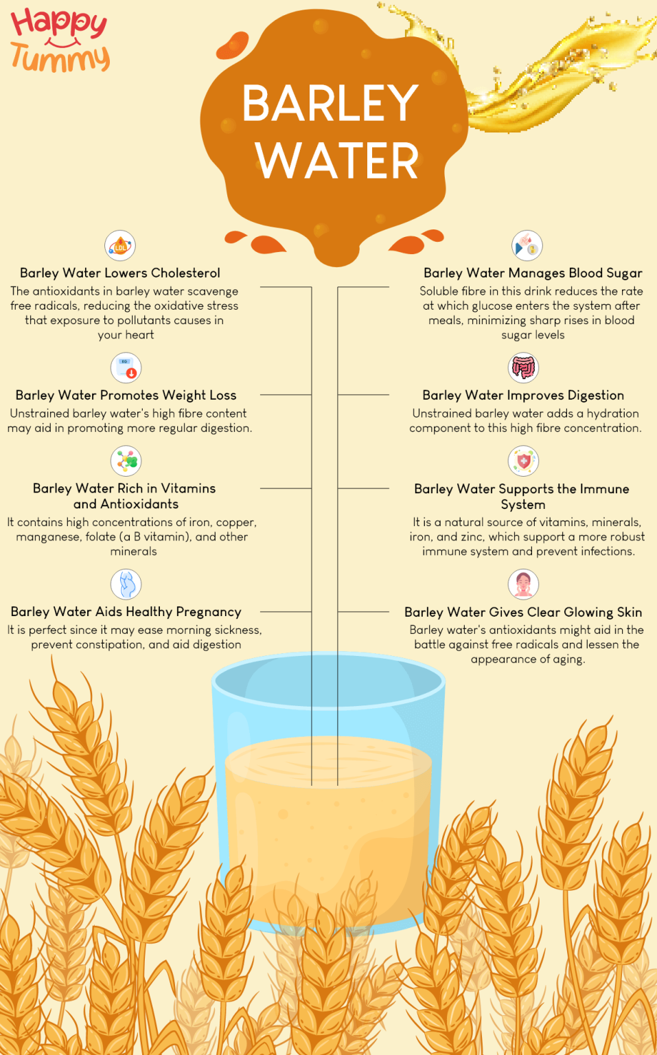 The Power of Barley Water Benefits for Health and Vitality - Happytummy