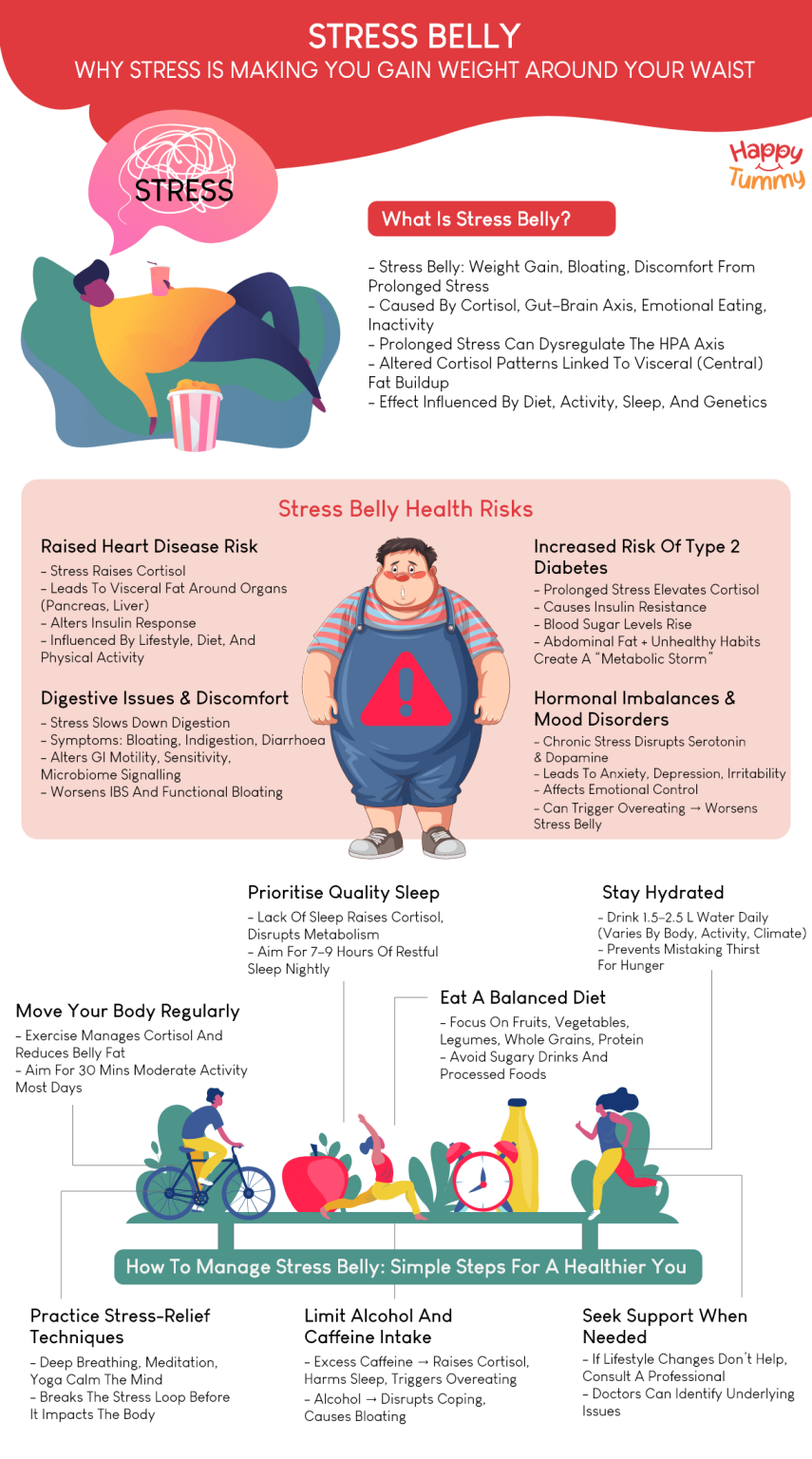 Stress Belly: Why Stress is Making You Gain Weight Around Your Waist ...